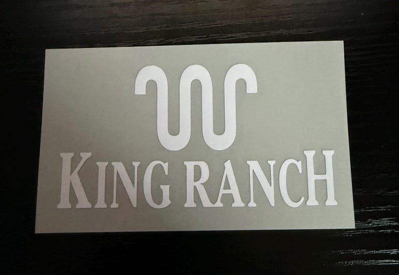 King Ranch Decal, Rear Glass Decal, Ford F-150 F-250 F-350 - Etsy