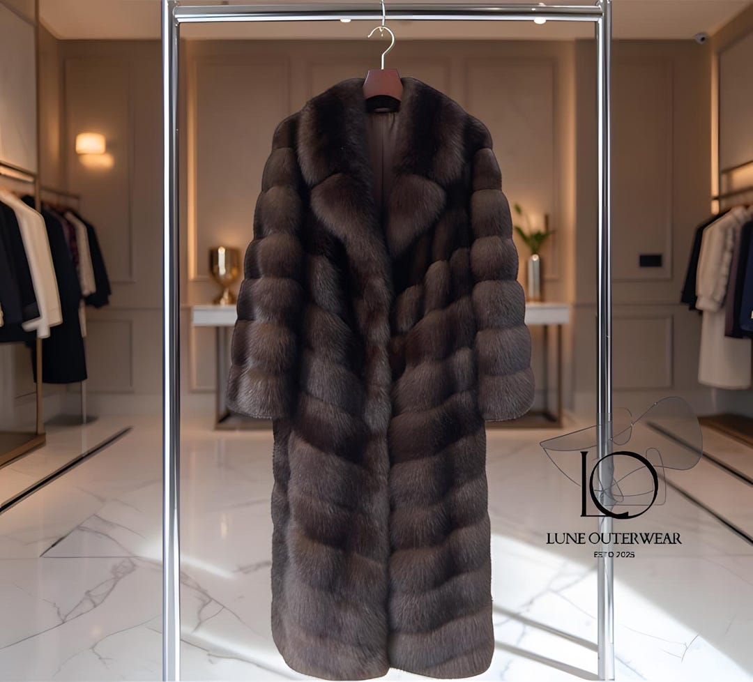 Luxus Faux Nerz Pelzmantel Frauen, Winter Warme Elegante Zobel Stil ...