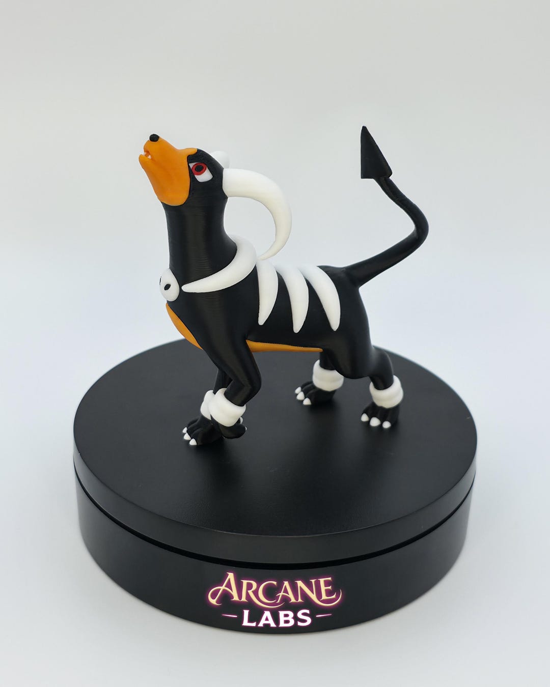Houndoom Figure | 3D Printed Fire & Dark-type Hellhound Collectible - Etsy