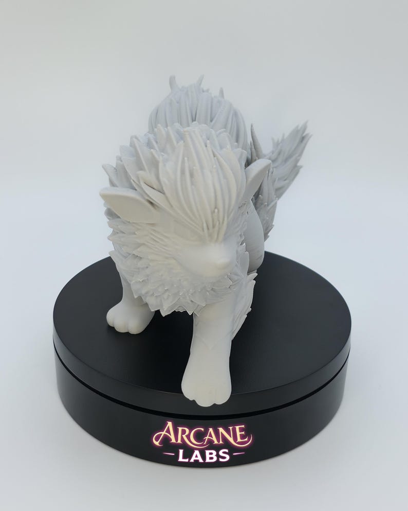 Arcanine Figure | 3D Printed Legendary Fire-type Canine Statue - Etsy