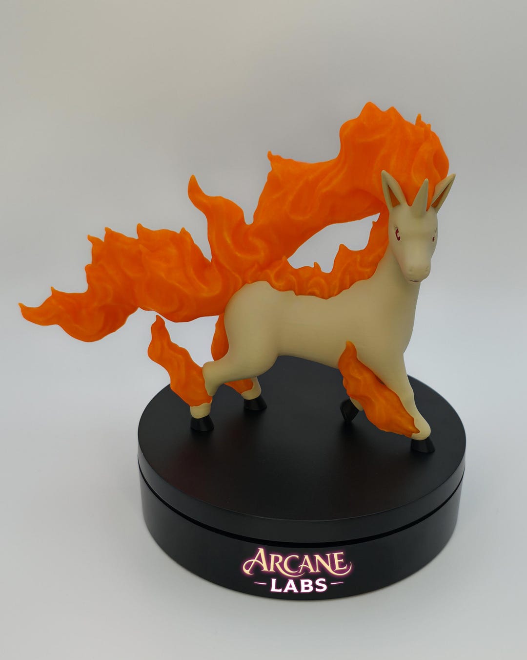 Rapidash Figure | 3D Printed Fire-type Unicorn Collectible Statue - Etsy UK