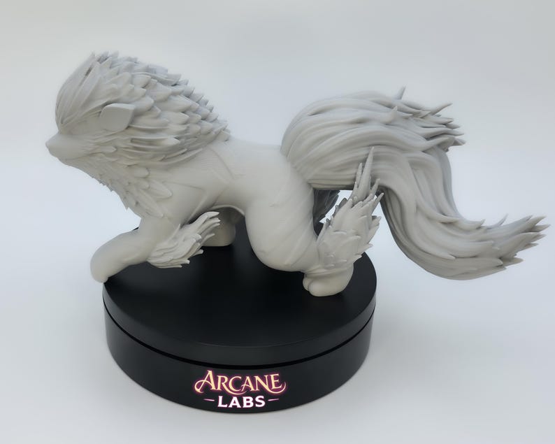 Arcanine Figure | 3D Printed Legendary Fire-type Canine Statue - Etsy