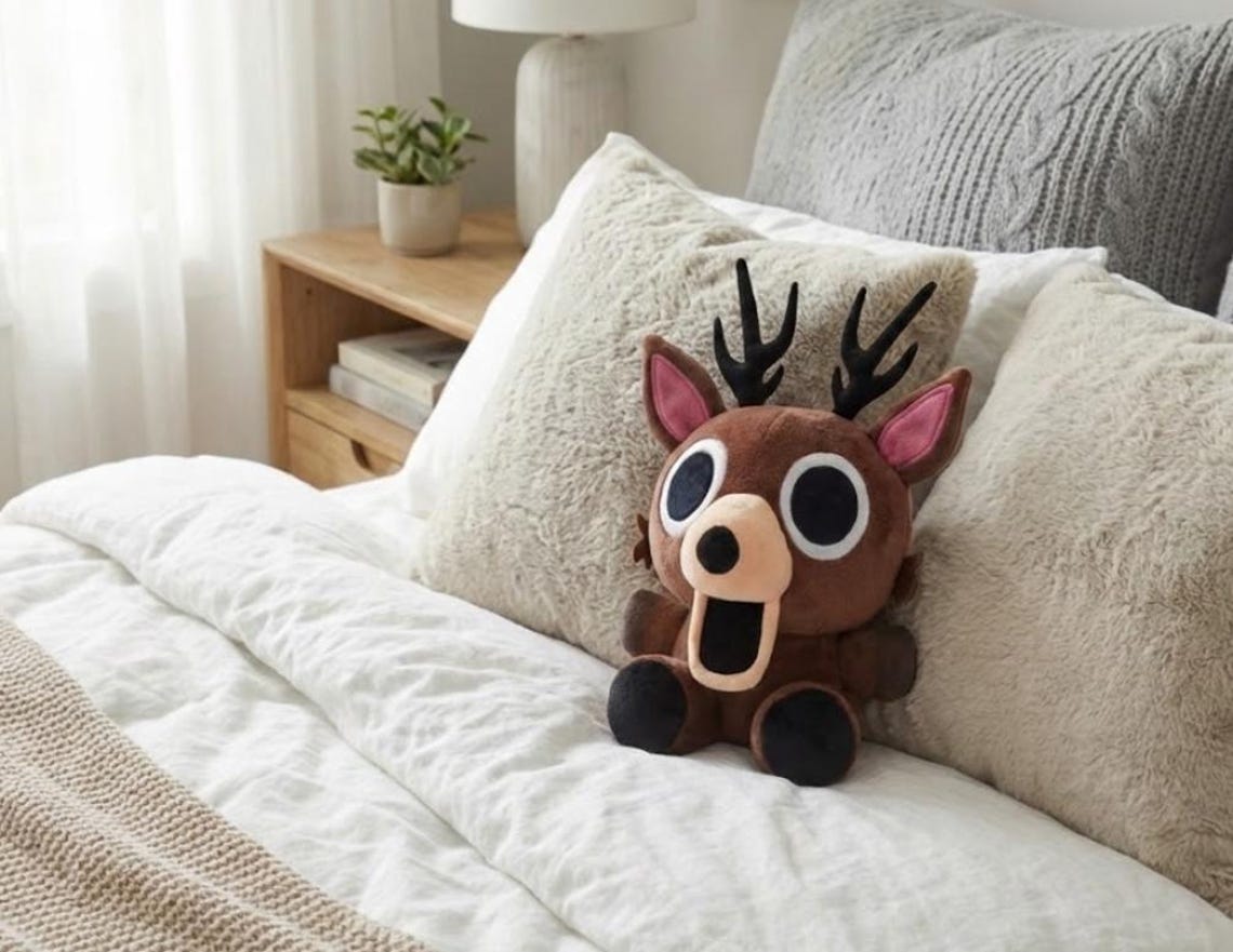 99 Nights in the Forest Deer Plush - Creepy Cute Roblox Inspired ...