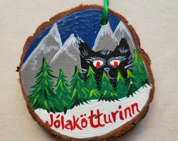 Yule Cat Ornament - Etsy