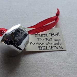 Santa Bell Ornaments - the Bell Rings for Those Who Believe! Polar ...