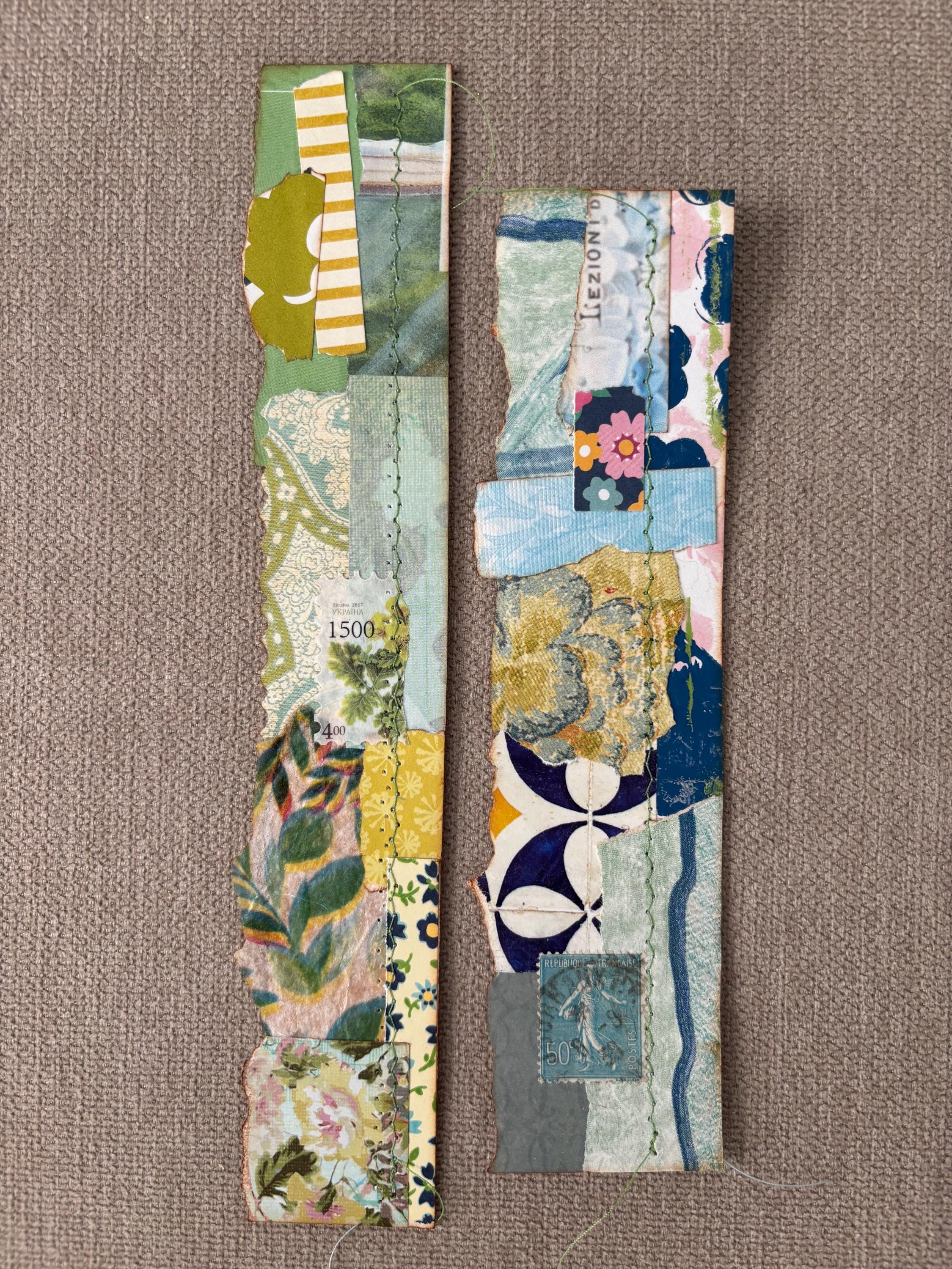 Stitched Decorative Snippets, Paper Edge Trims, Embellishments, Junk ...