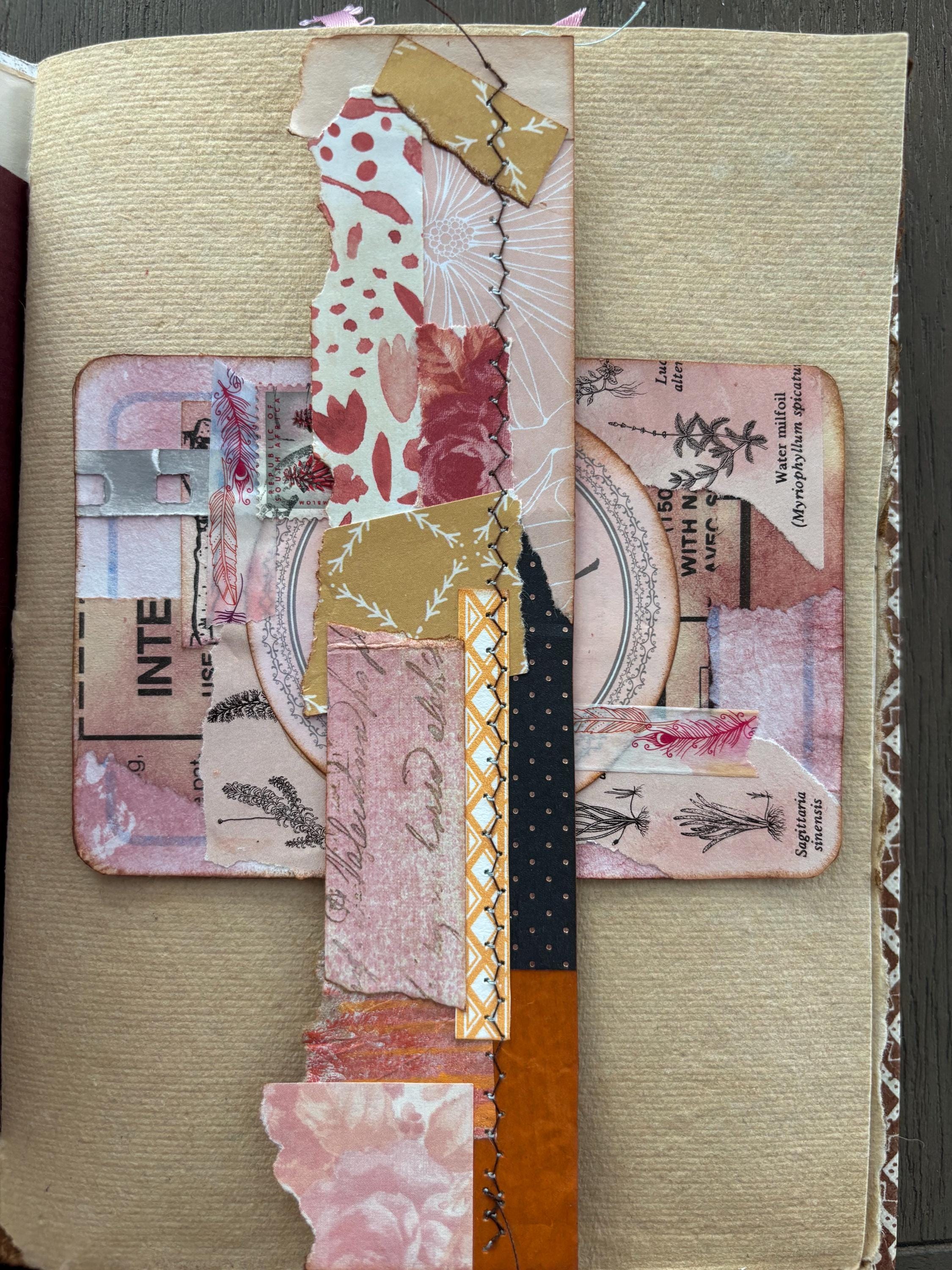 Stitched Decorative Snippets, Paper Edge Trims, Embellishments, Junk ...