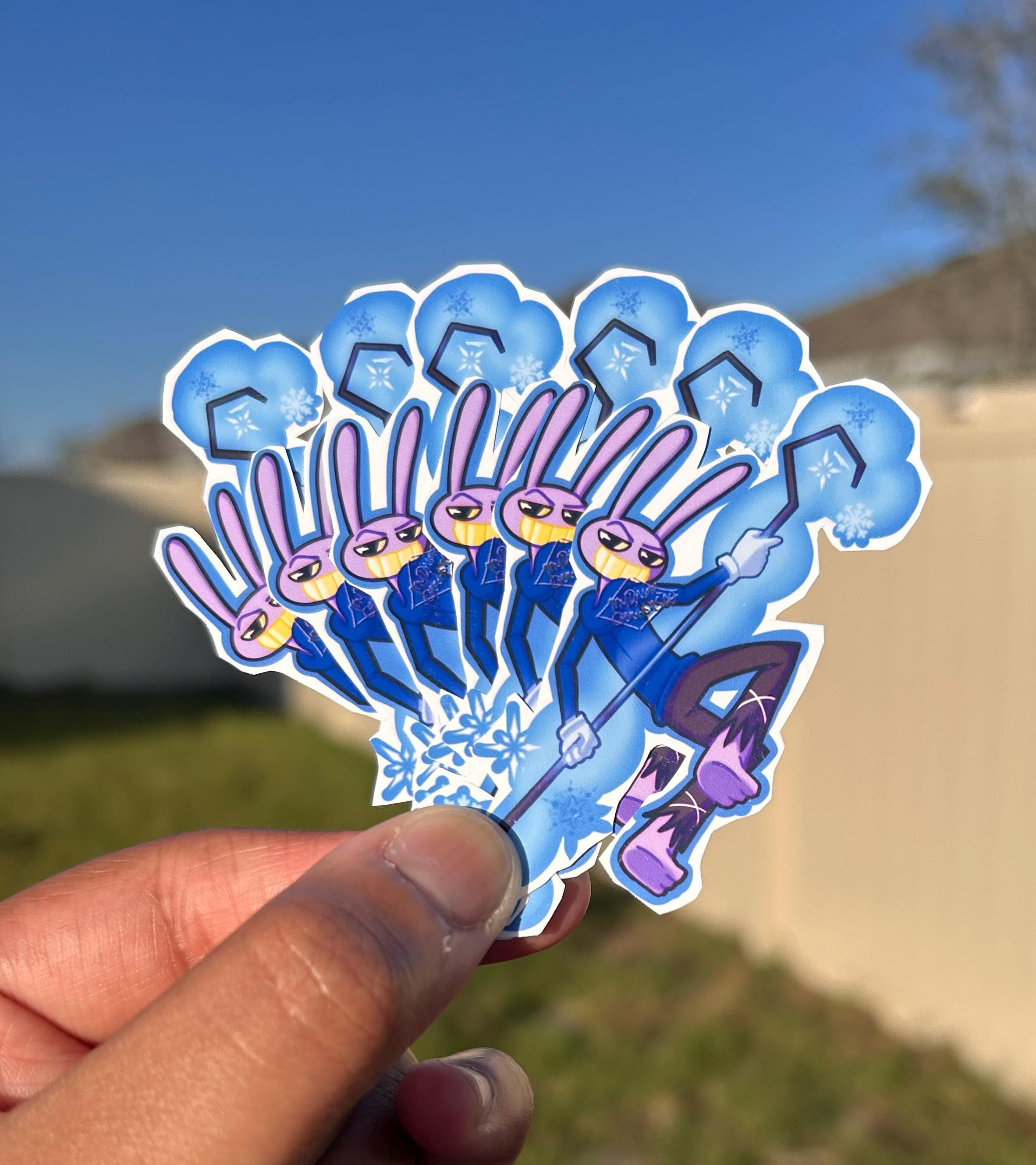 The Amazing Digital Circus Christmas Stickers (varies in Size) - Etsy