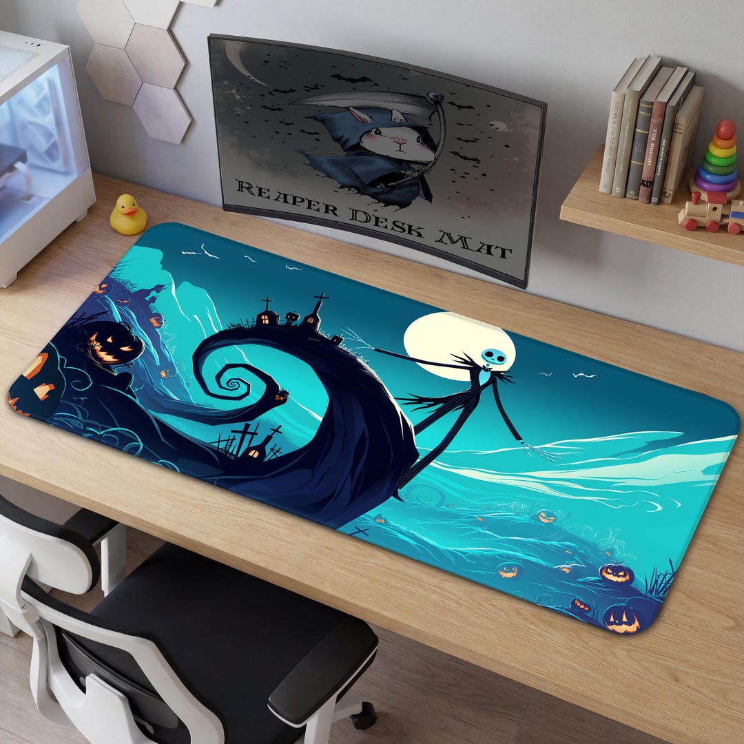 Nightmare Before Christmas Desk Mat | Jack Skellington Mouse Pad ...
