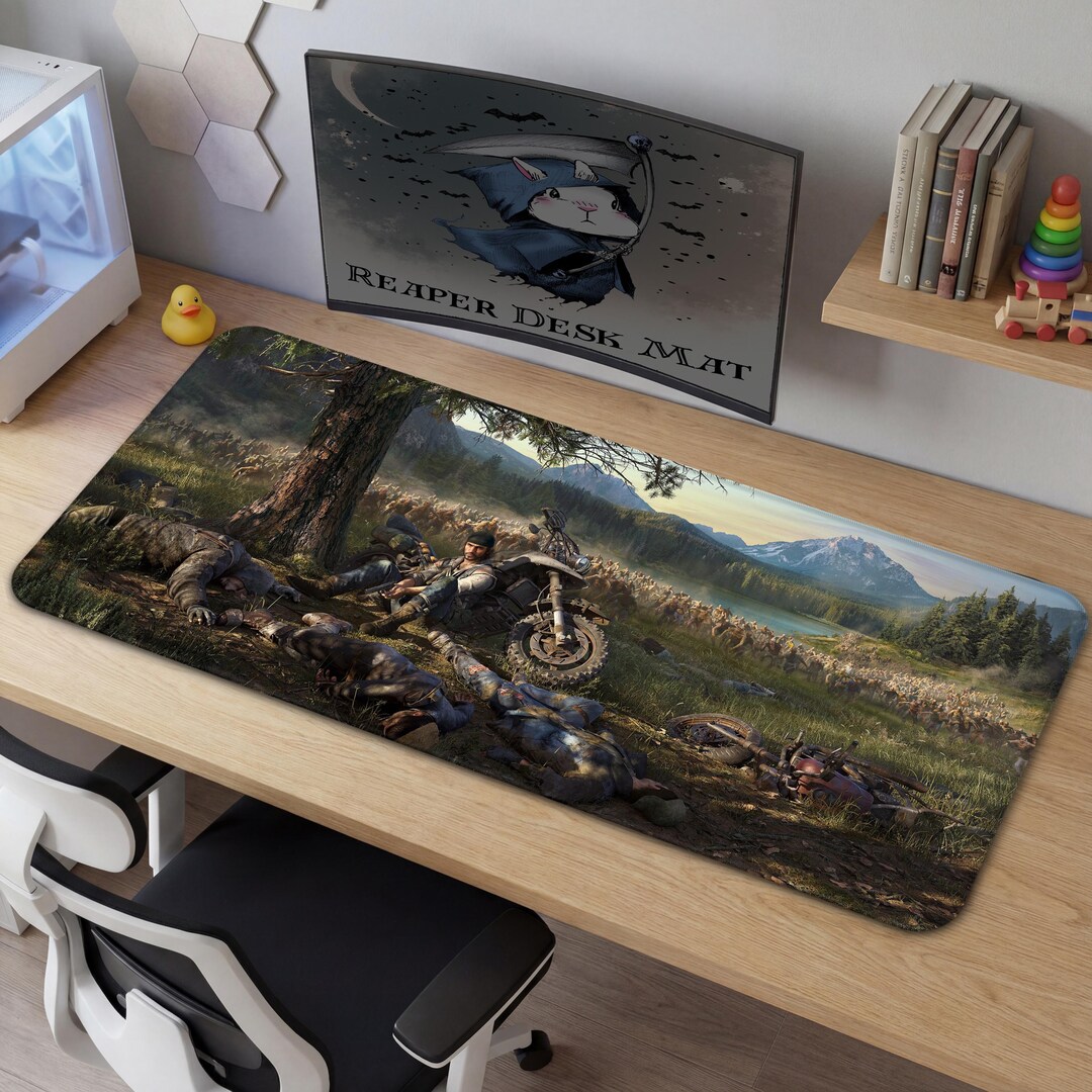 Days Gone Desk Mat | Biker Zombie XL Gaming Mouse Pad - Etsy