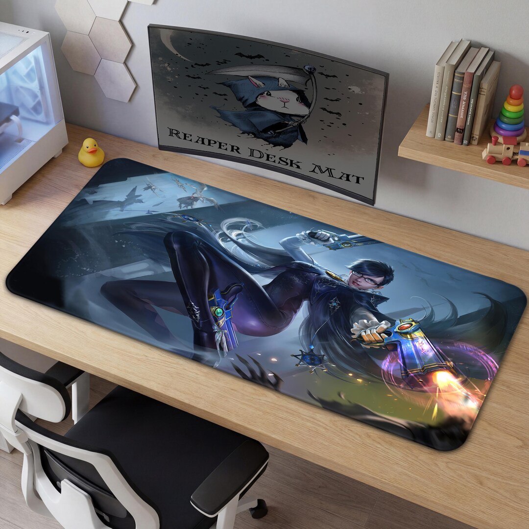Bayonetta Desk Mat | Witch Gaming Mouse Pad XL - Etsy