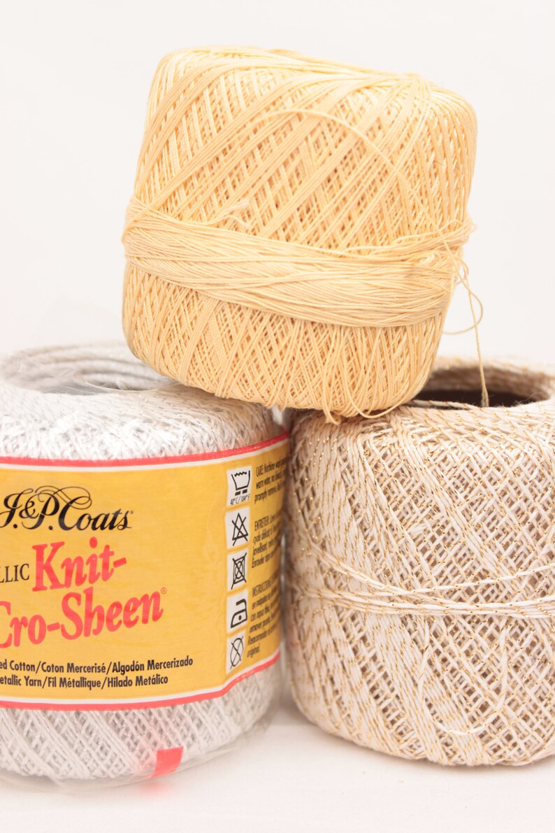 Crochet Thread Lot // 12 Pc // Metallic // Variegated - Etsy