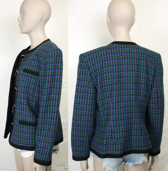 80s 90s plaid blazer // iconic style // Amanda Smith … - Gem