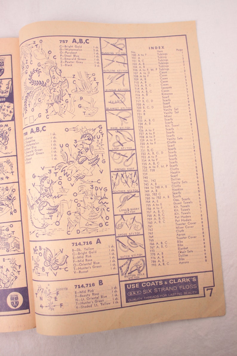 5 Pc Lot Vogart Color Chart Booklets // 200 300 500 600 700 | Etsy