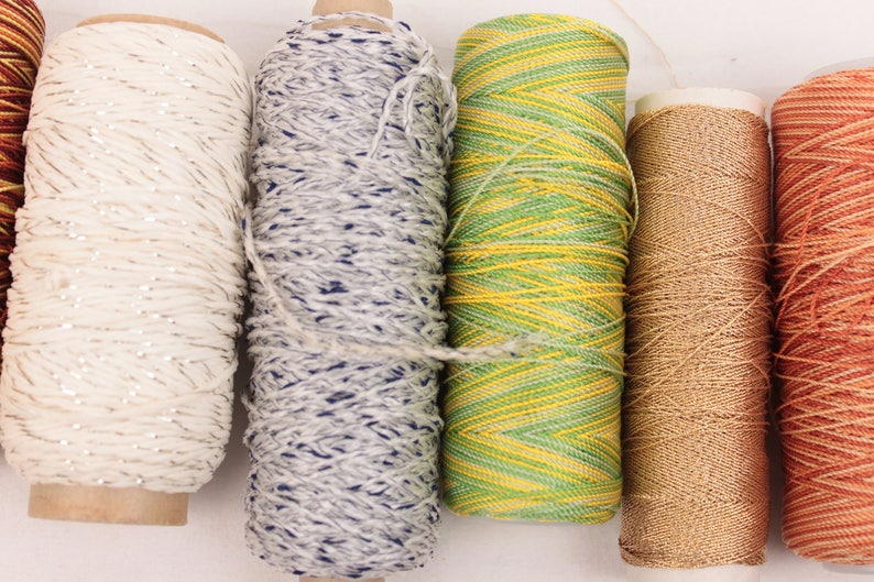 Crochet Thread Lot // 12 Pc // Metallic // Variegated - Etsy