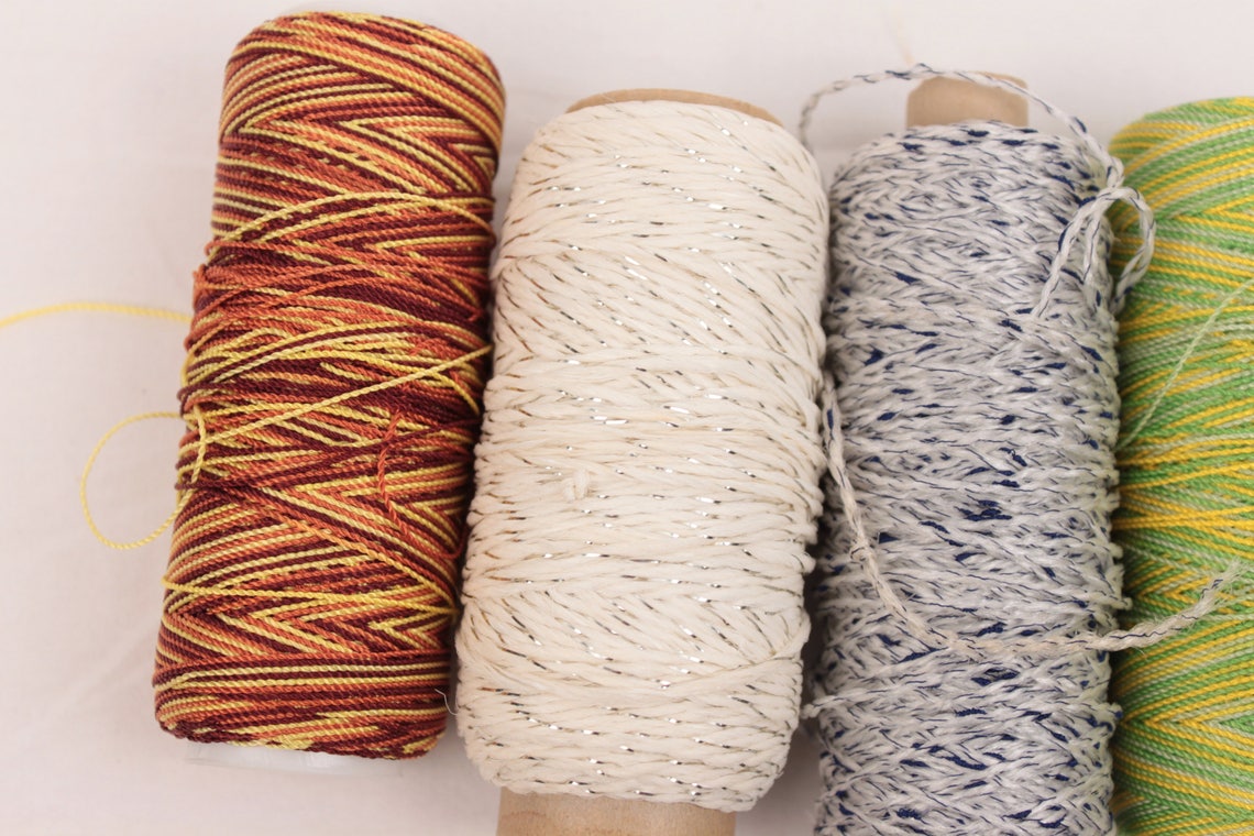 Crochet Thread Lot // 12 Pc // Metallic // Variegated - Etsy