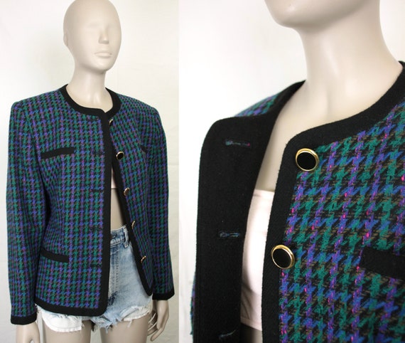80s 90s plaid blazer // iconic style // Amanda Smith … - Gem