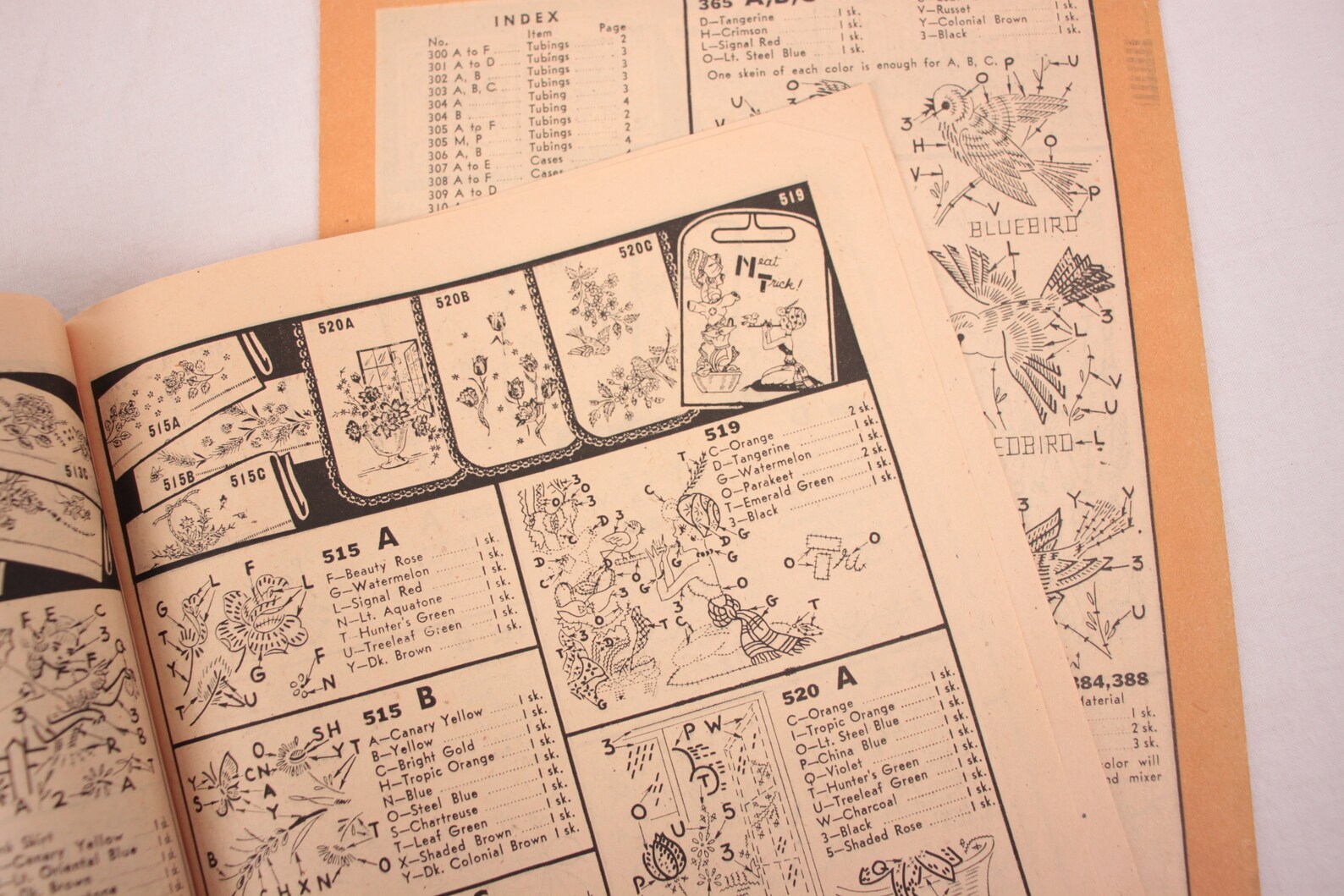 5 Pc Lot Vogart Color Chart Booklets // 200 300 500 600 700 | Etsy