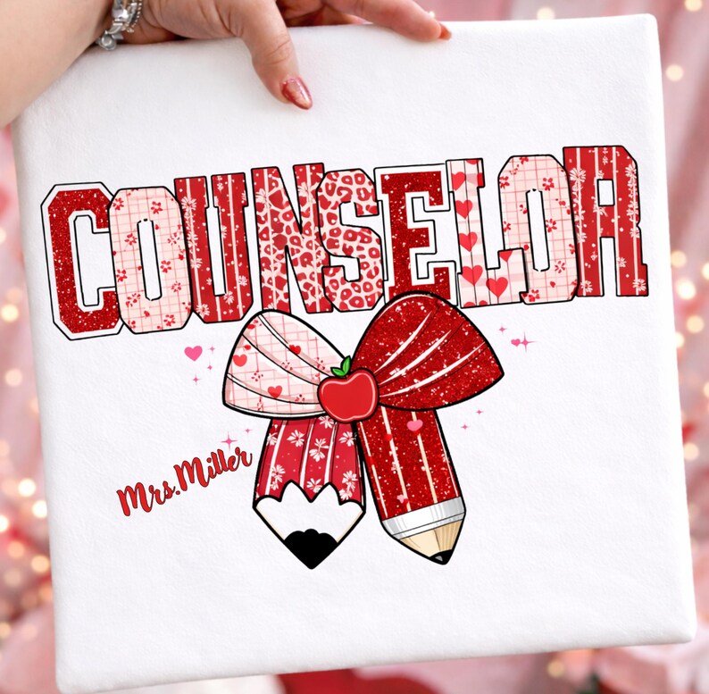 Counselor PNG Valentine Design | School Counselor Shirt Design ...