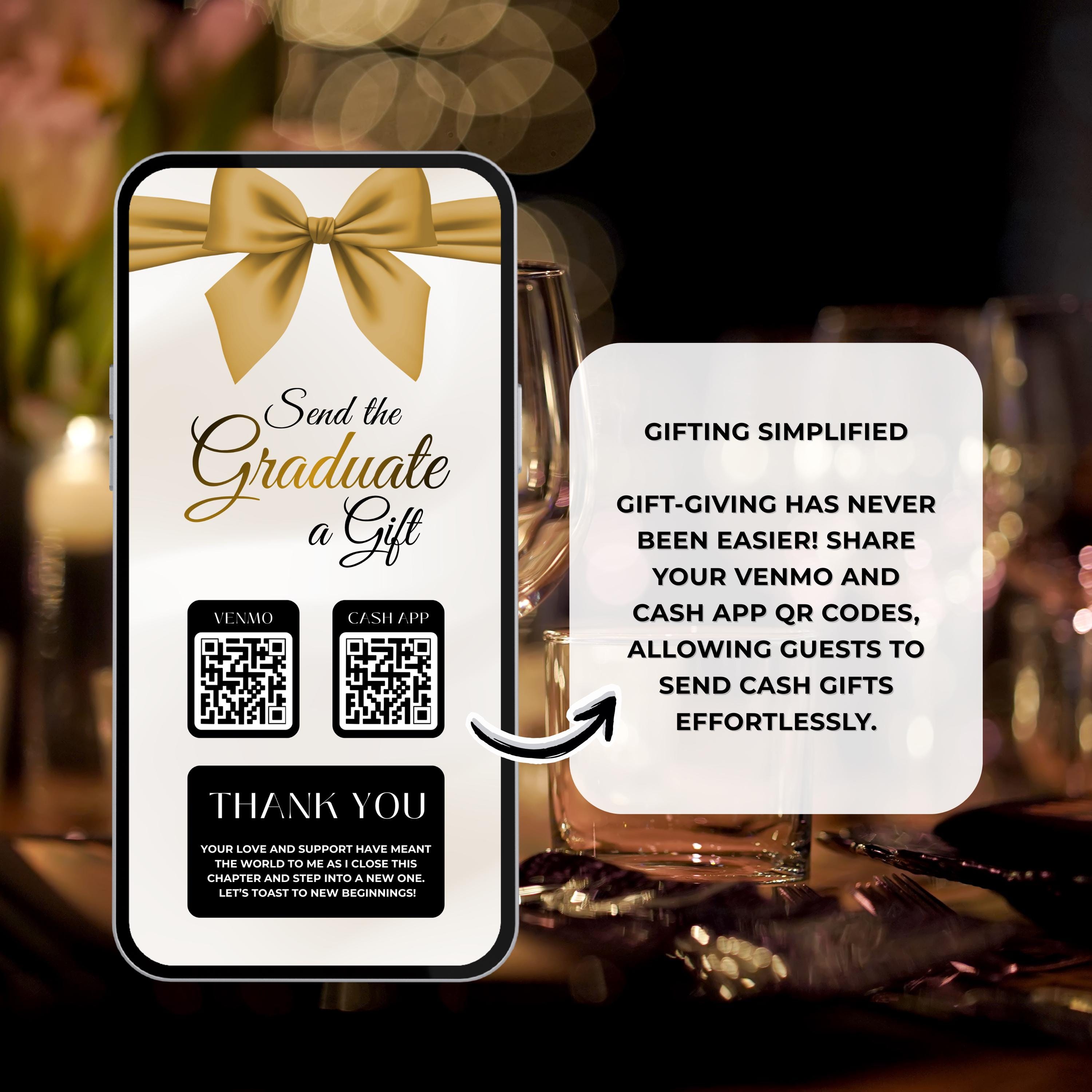 Digital Animated Graduation Invitation Template, Grad Announcement ...
