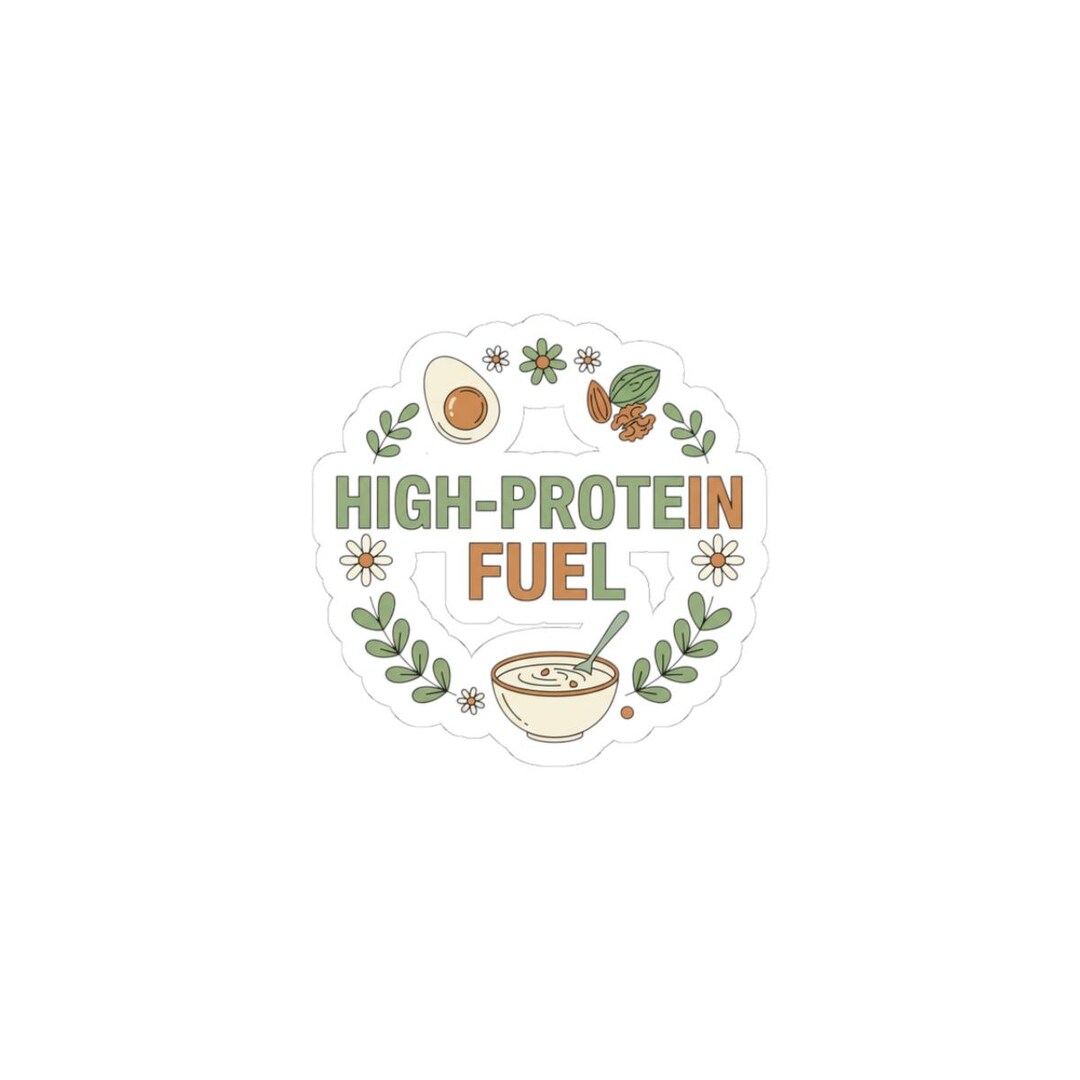 High-protein Fuel Sticker | Protein Breakfast, Meal Prep - Etsy