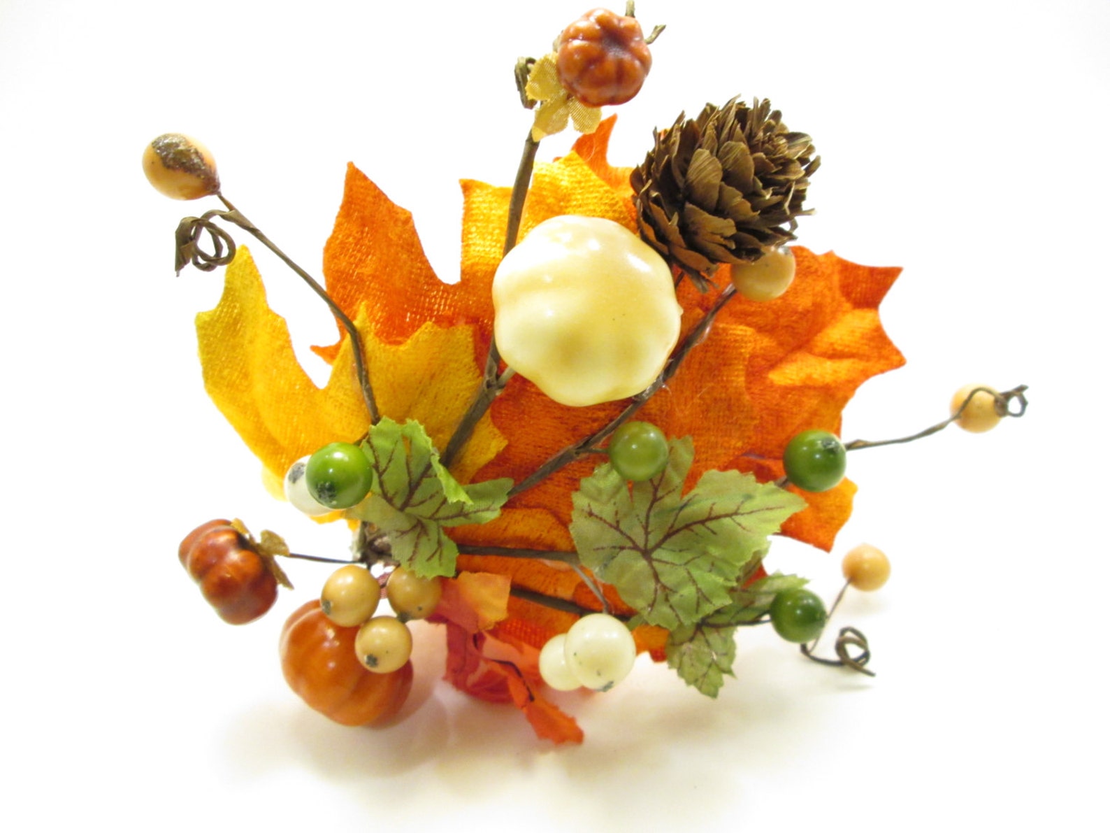 Fall Festival Headband - Hay Ride Hoedown Headpiece - Orange Pumpkin ...