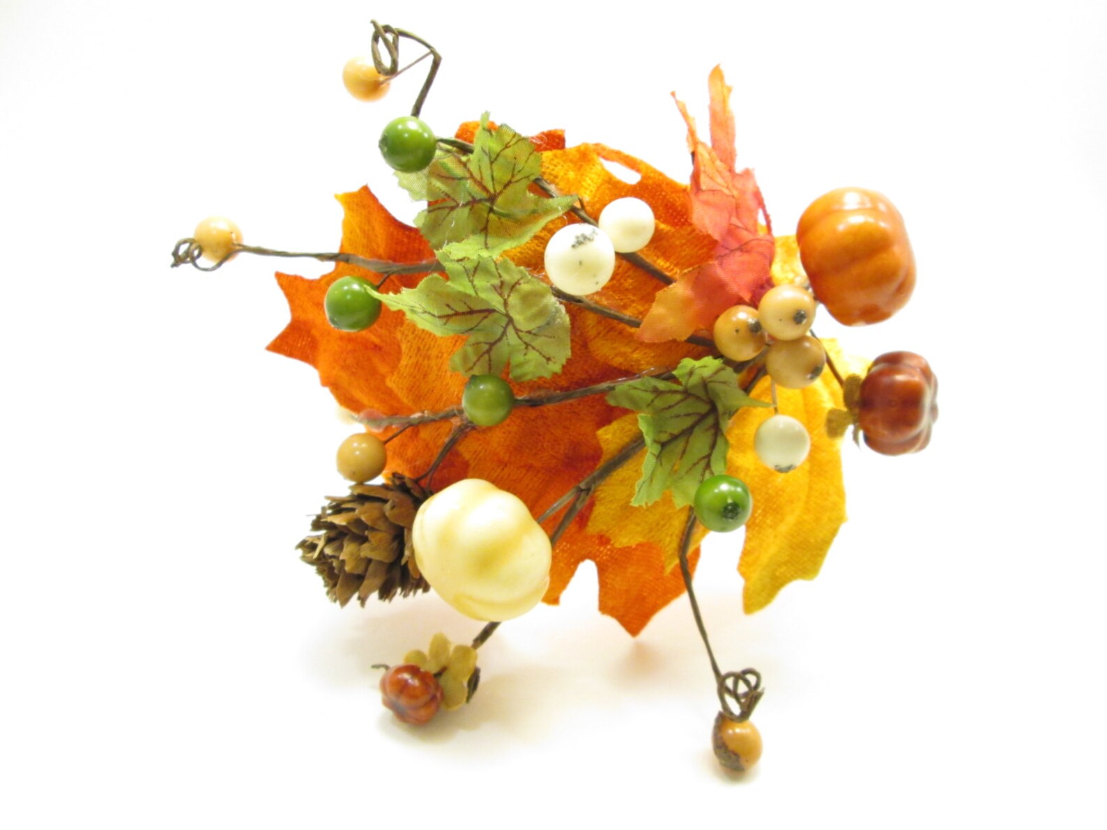 Fall Festival Headband - Hay Ride Hoedown Headpiece - Orange Pumpkin ...