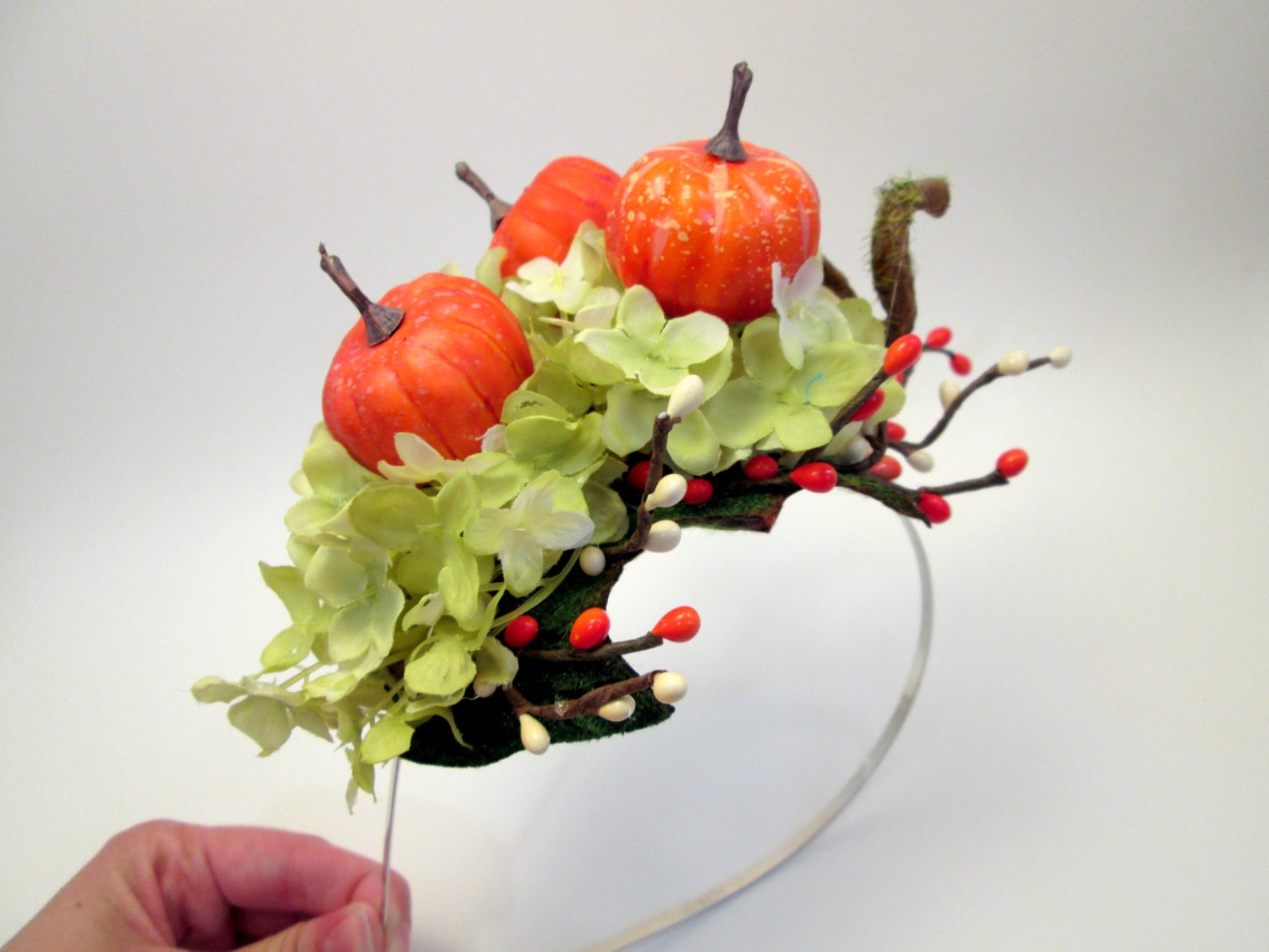 Vintage Inspired Fall Floral Headband - Hay Ride Hoedown Headpiece ...