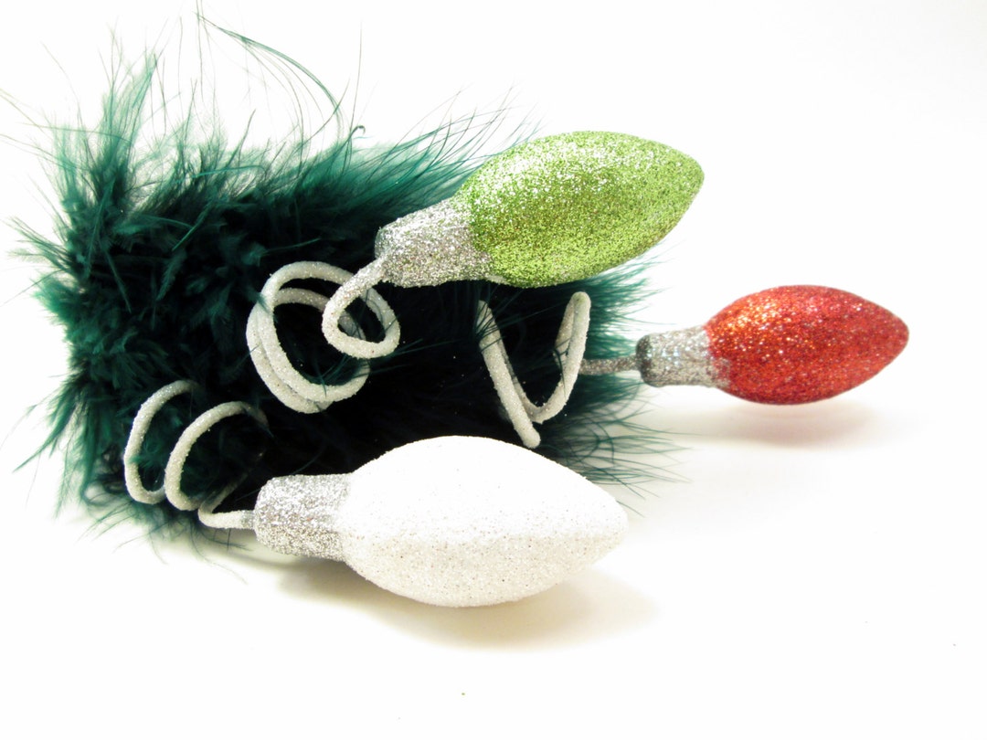 Light Me up Holiday Fascinator Ugly Christmas Sweater Party Headband ...