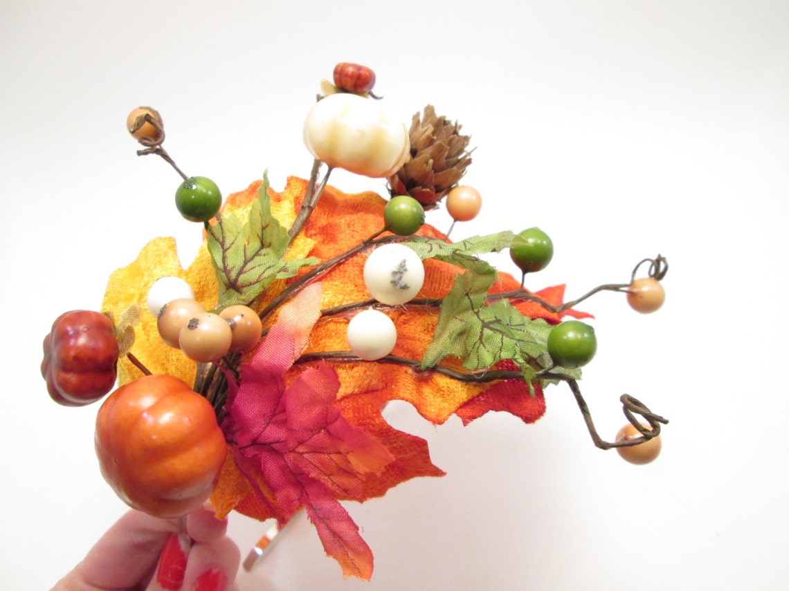 Fall Festival Headband Hay Ride Hoedown Headpiece Orange - Etsy