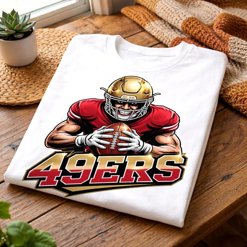 49ers SVG PNG | San Francisco 49ers Football Shirt Design | Game Day ...