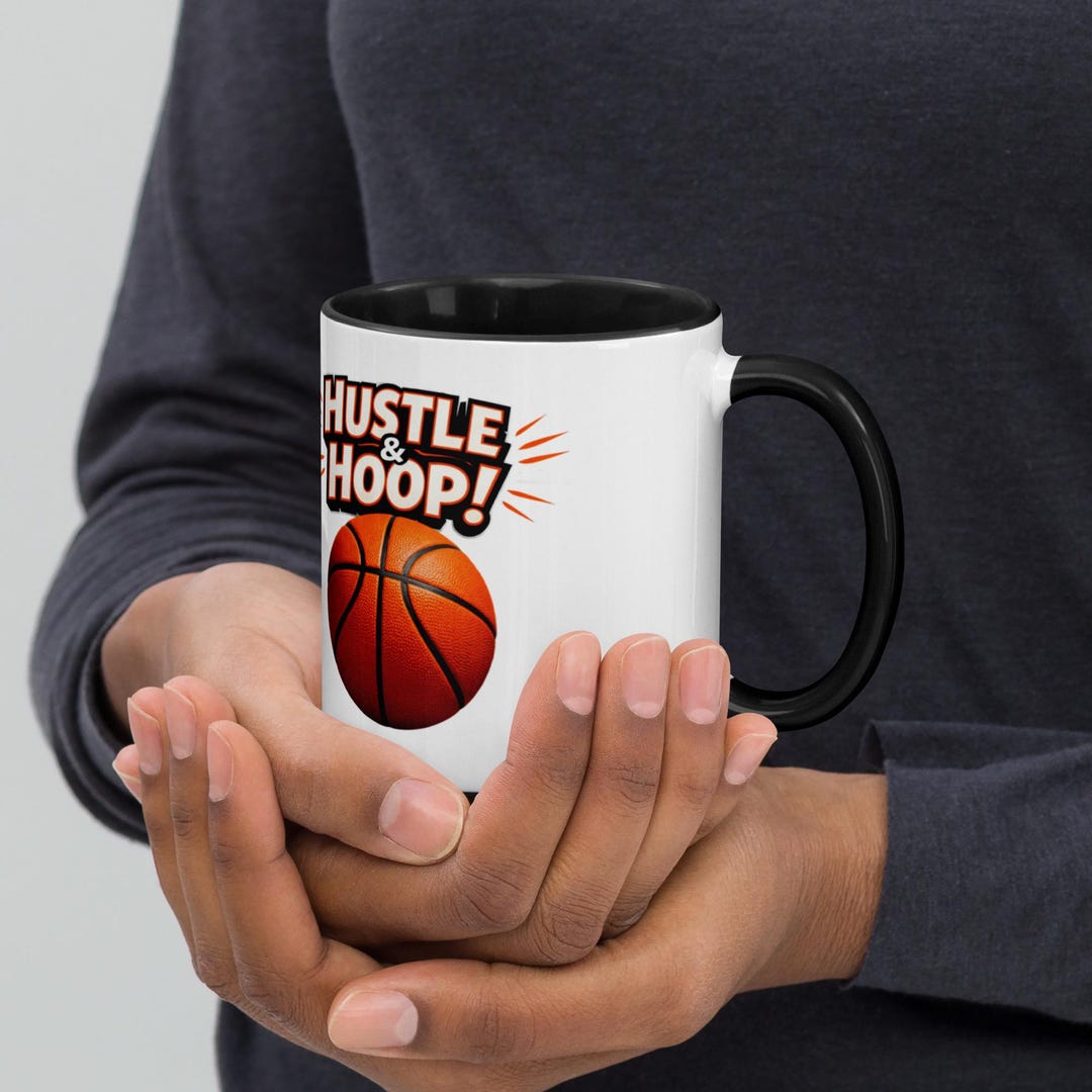 Hustle&hoop Mug With Color Inside - Etsy