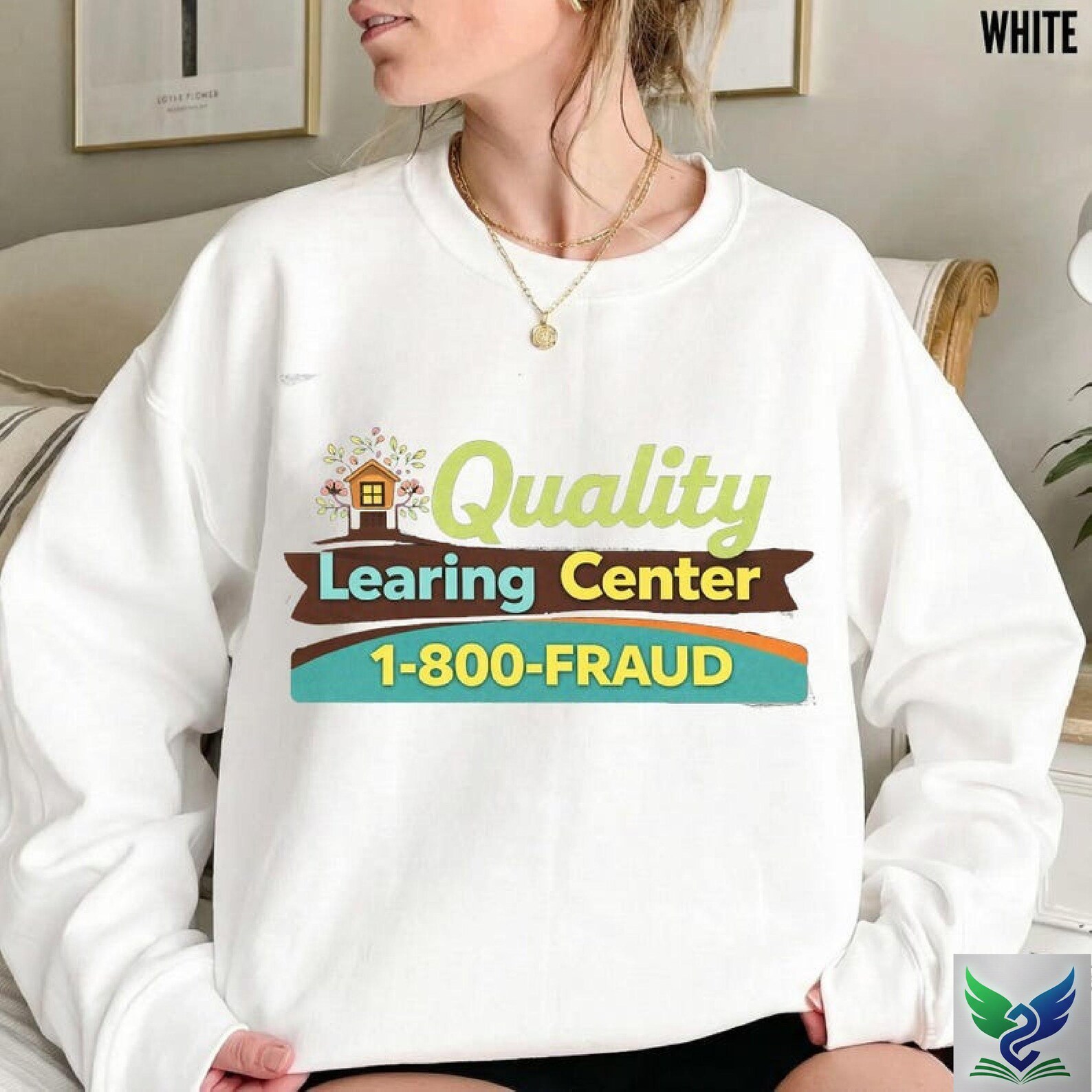Quality Learing Center Logo Tee | Funny Republican Humor Childcare T ...