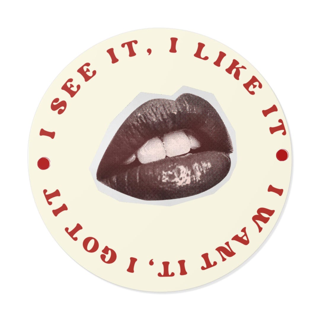 Sassy Lips Vinyl Sticker | Laptop, Water Bottle Decal, Add Your Costum ...