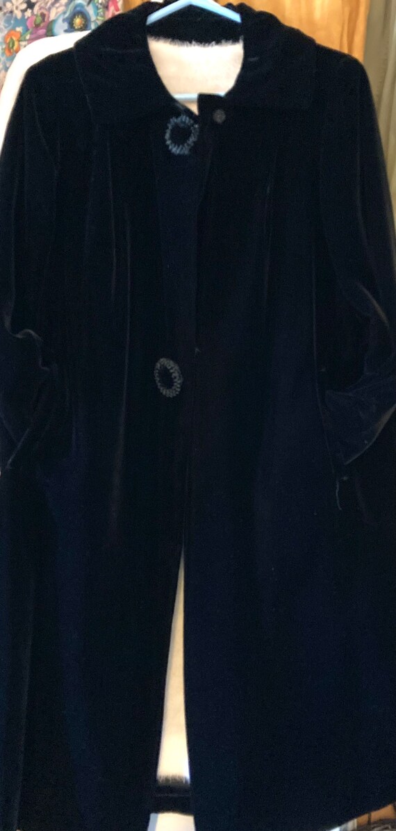 vintage velvet coat mid - Gem