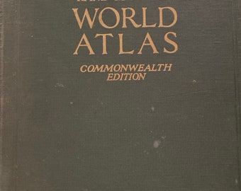 Large World Atlas Book - Etsy