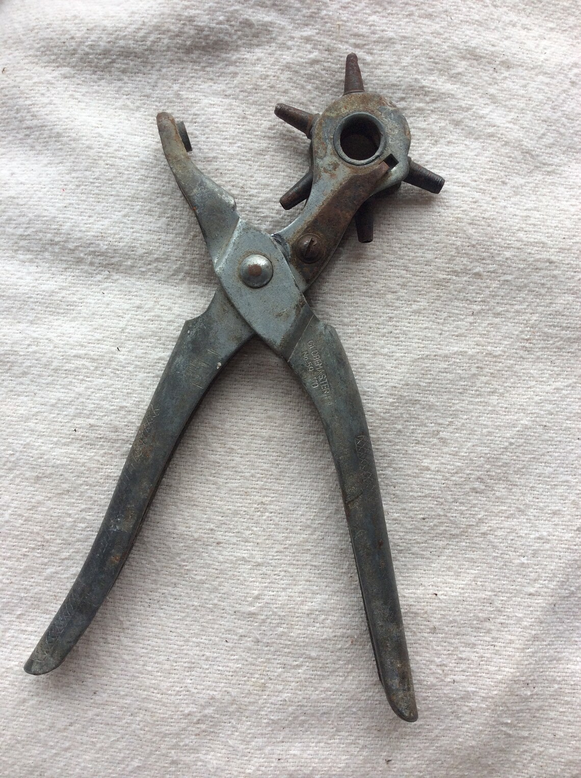 LEATHER PUNCH TOOL Vintage Rusty Hand Tool Industrial Metal | Etsy