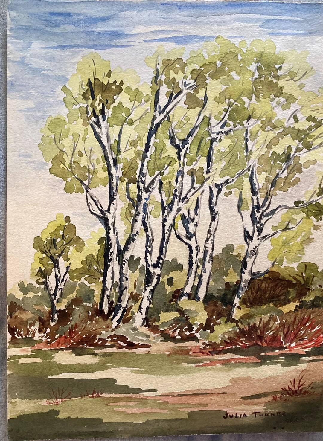 SIGNED WATERCOLOR PAINTING Lovely Mellow Artwork Collectible Decor - Etsy