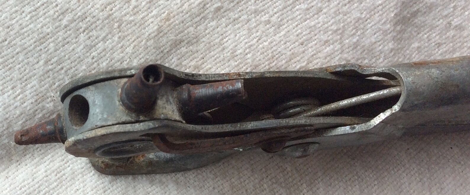 LEATHER PUNCH TOOL vintage rusty hand tool industrial metal | Etsy