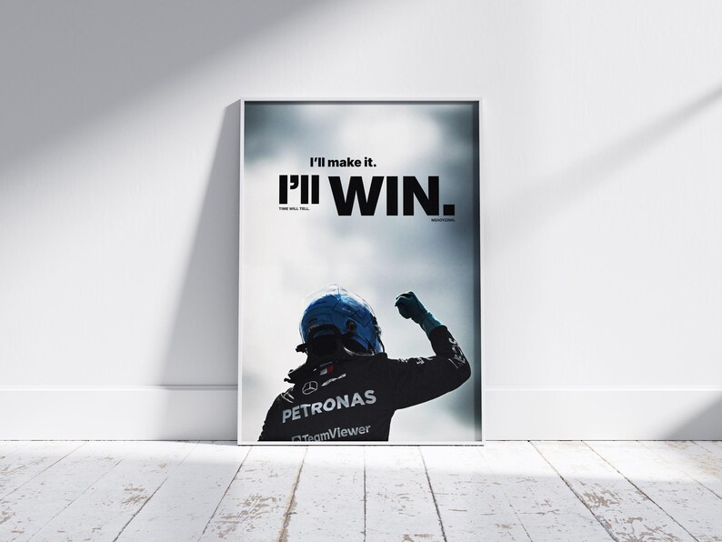 Formula One Printable Poster, Motivation, F1 Player Quotes - Digital ...