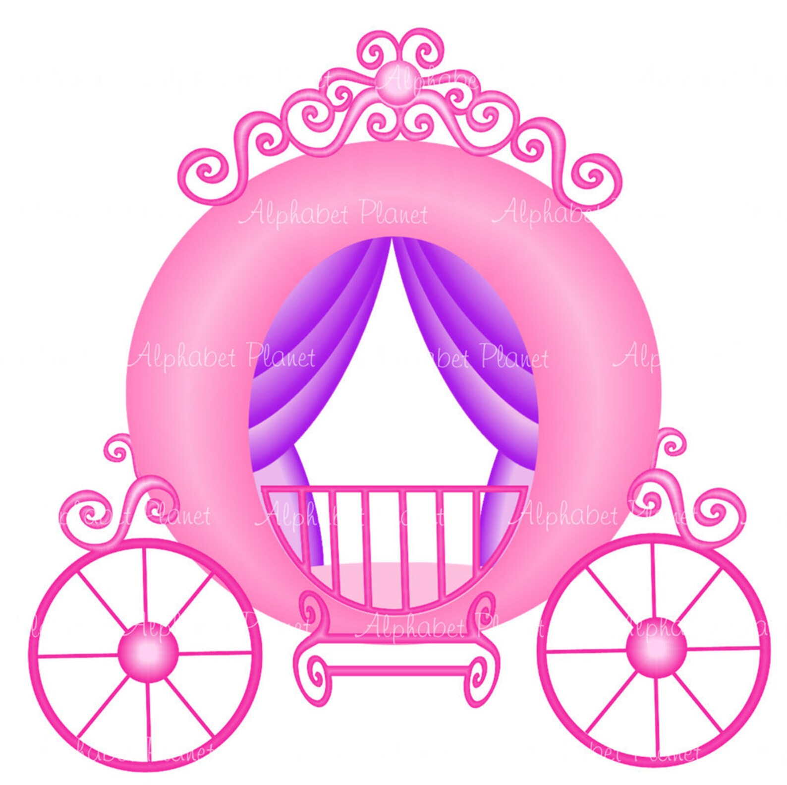 Pink Princess Element Digital Clip Art Clipart Personal and - Etsy