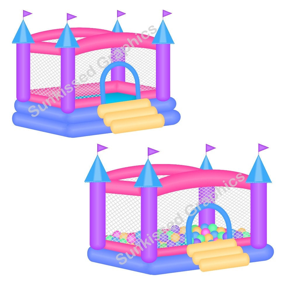 Inflatable Jump Clip Art