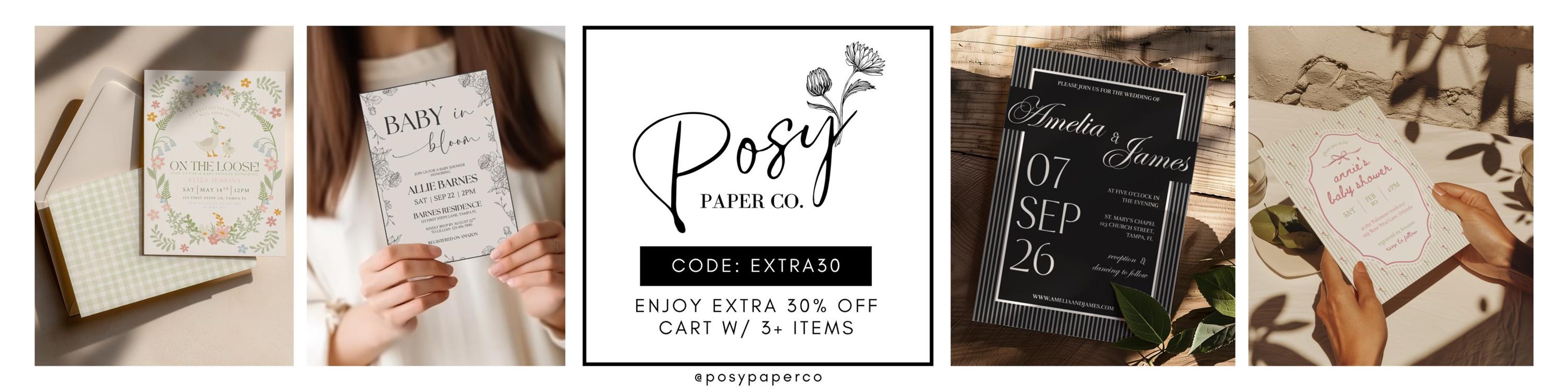 PosyPaperCo - Etsy