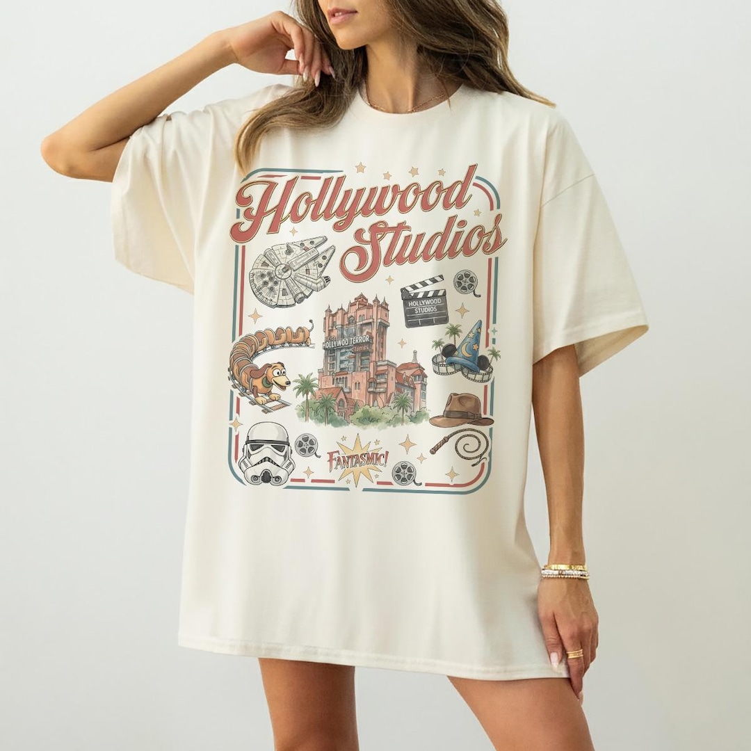 Vintage Hollywood Studios Disney Shirt, Hollywood Tower Star Wars ...