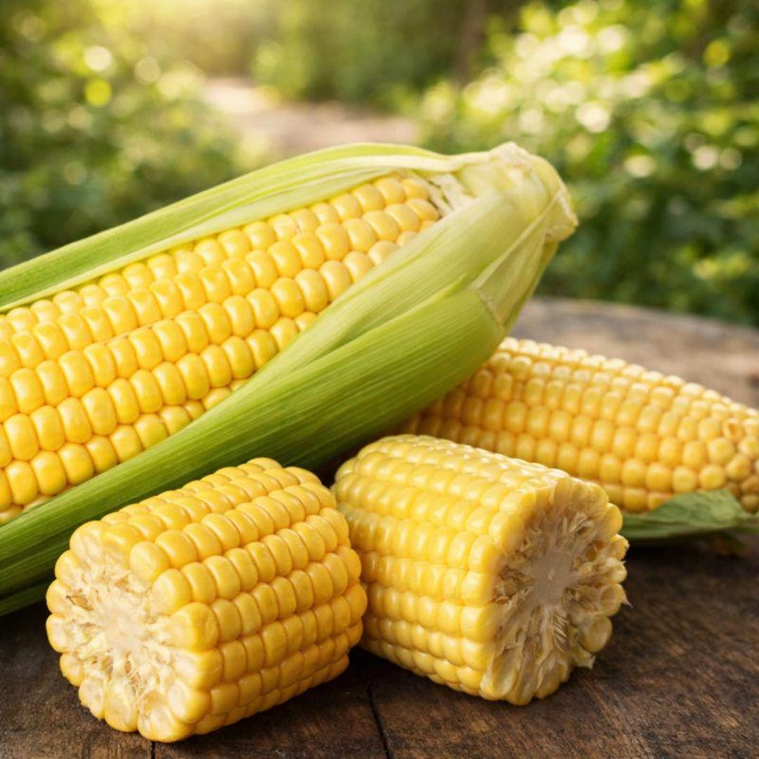 50 Golden Sweet Bantam Corn Heirloom Seeds: Non GMO, Open Pollinated ...