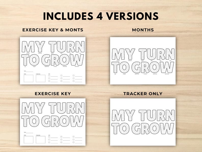 2026 Workout Tracker, Year in Pixels Coloring Journal, Healthy Habits ...