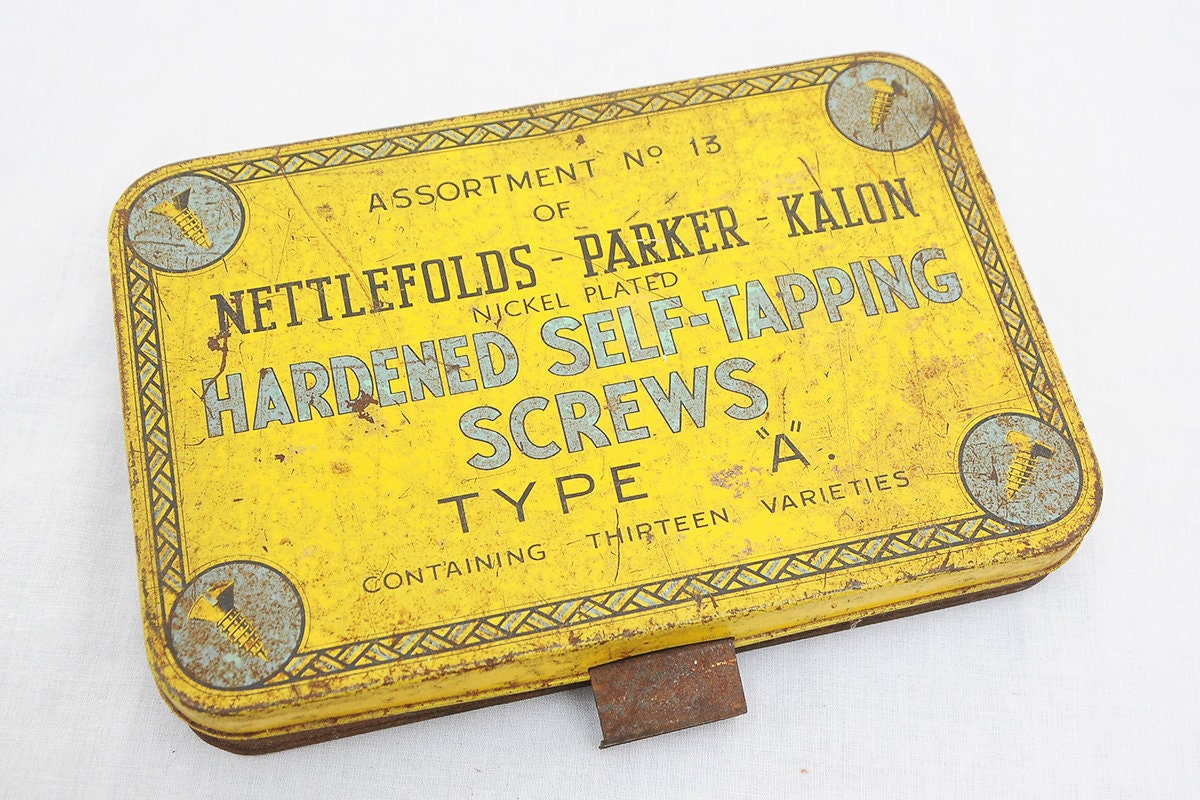 Nettlefolds-Parker-Kalon níquel plateado endurecido tornillos - Etsy México