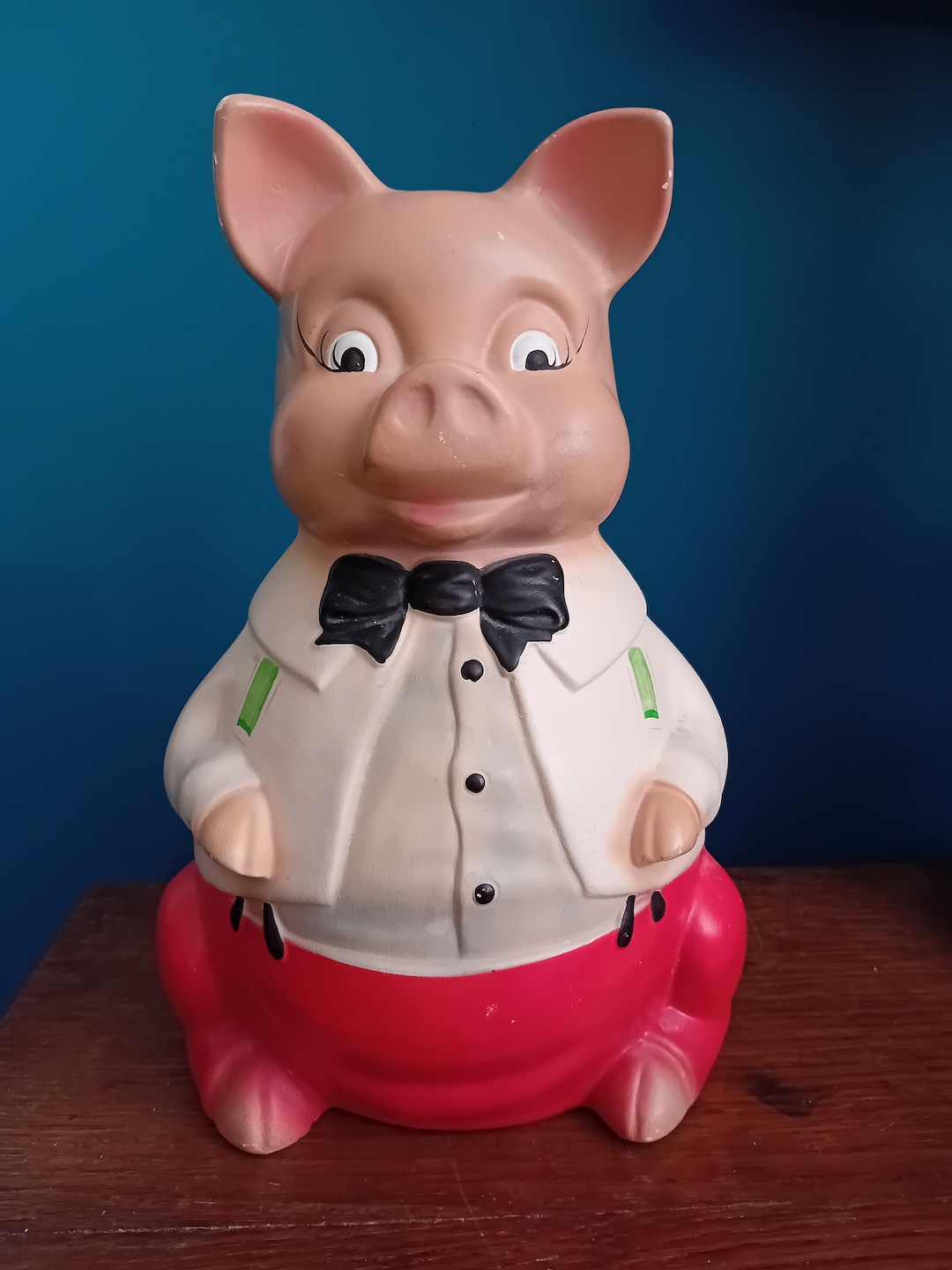 Ellgreave Pottery Mr Pig Piggy Bank - Etsy