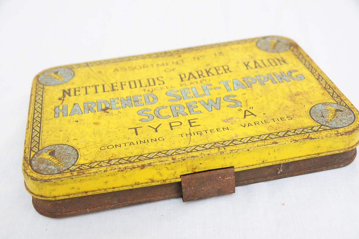 Nettlefolds-Parker-Kalon níquel plateado endurecido tornillos - Etsy México