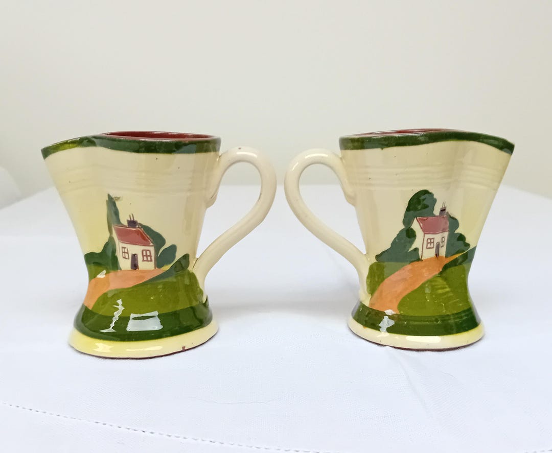 Motto Ware Decorative Jugs, Milk Jugs, Creamers, Aller Vale Pottery ...